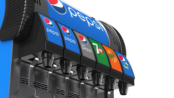 3D Pepsi Soda Fountain model - TurboSquid 1950799