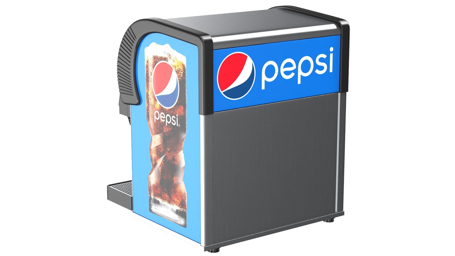 3D Pepsi Soda Fountain Model - TurboSquid 1950799