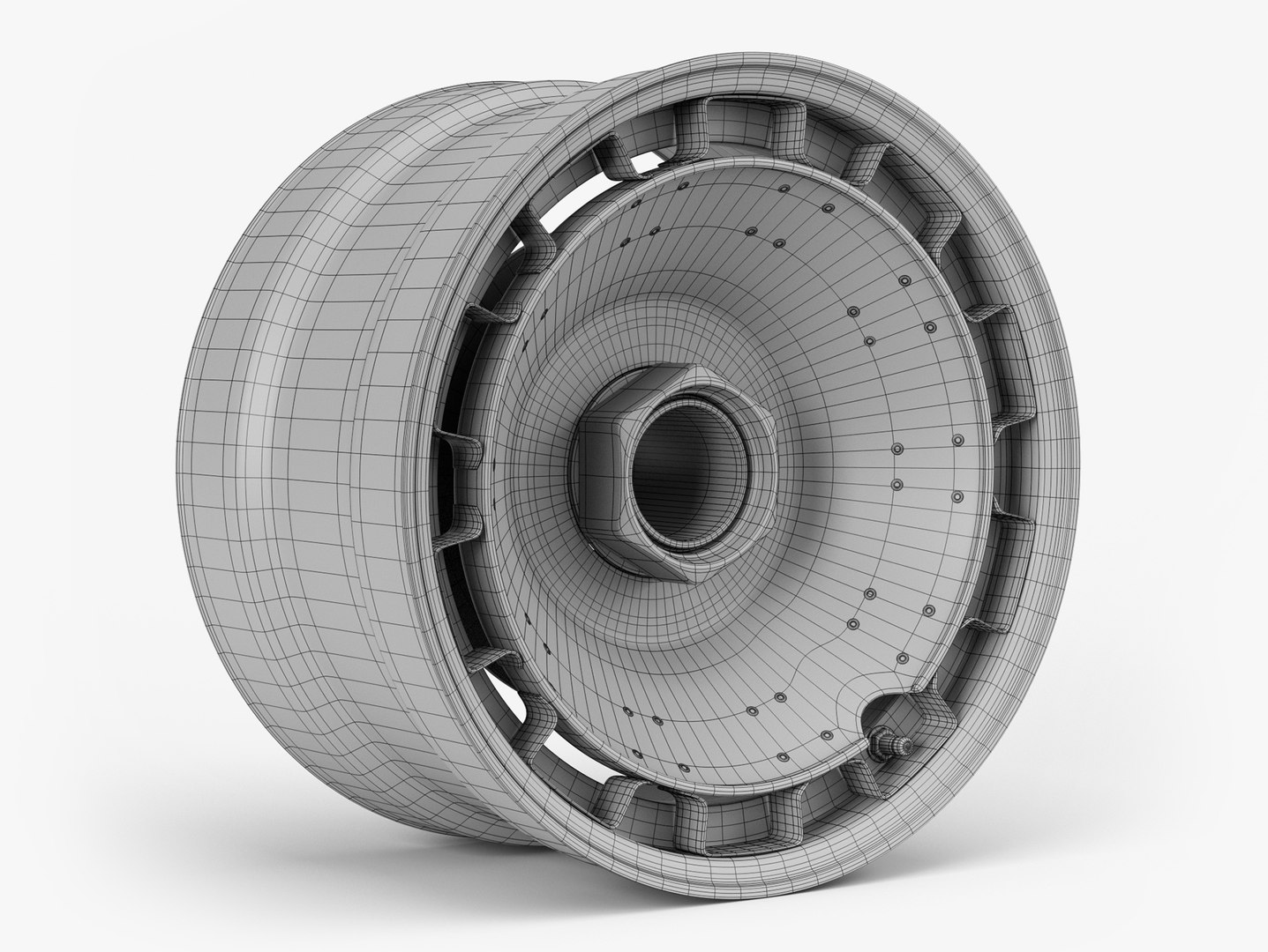 Turbofan racing wheel 3D model - TurboSquid 1406403