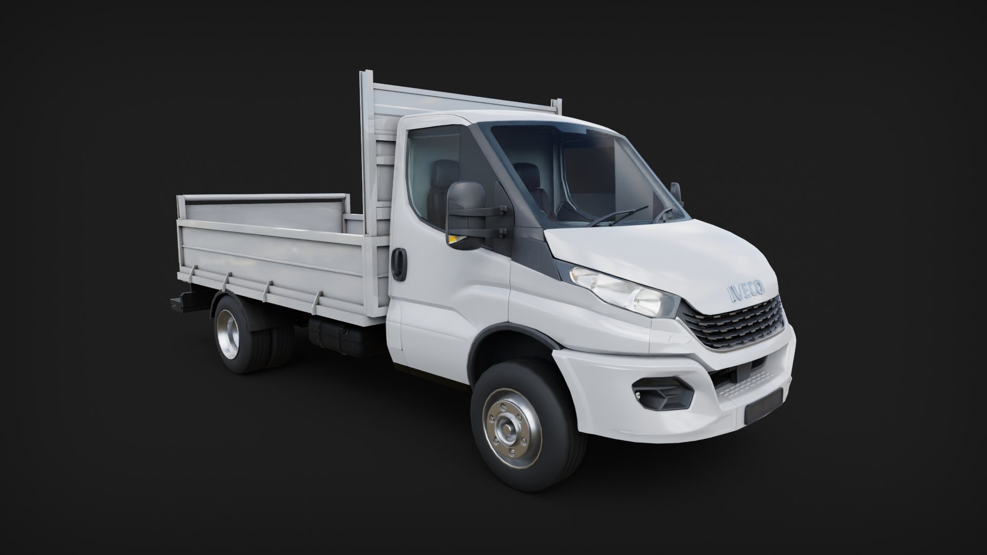 3D Iveco Daily Pick Up Lorry Truck - TurboSquid 2230432