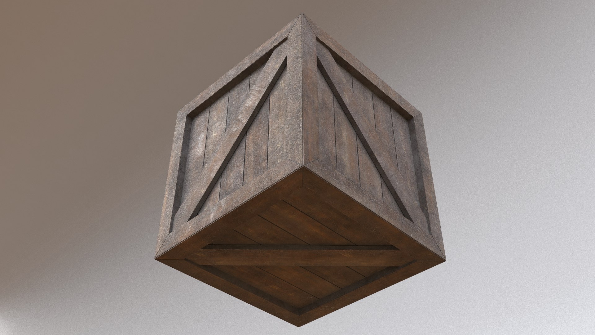3D Wooden Packing Box Old HD - TurboSquid 2193264