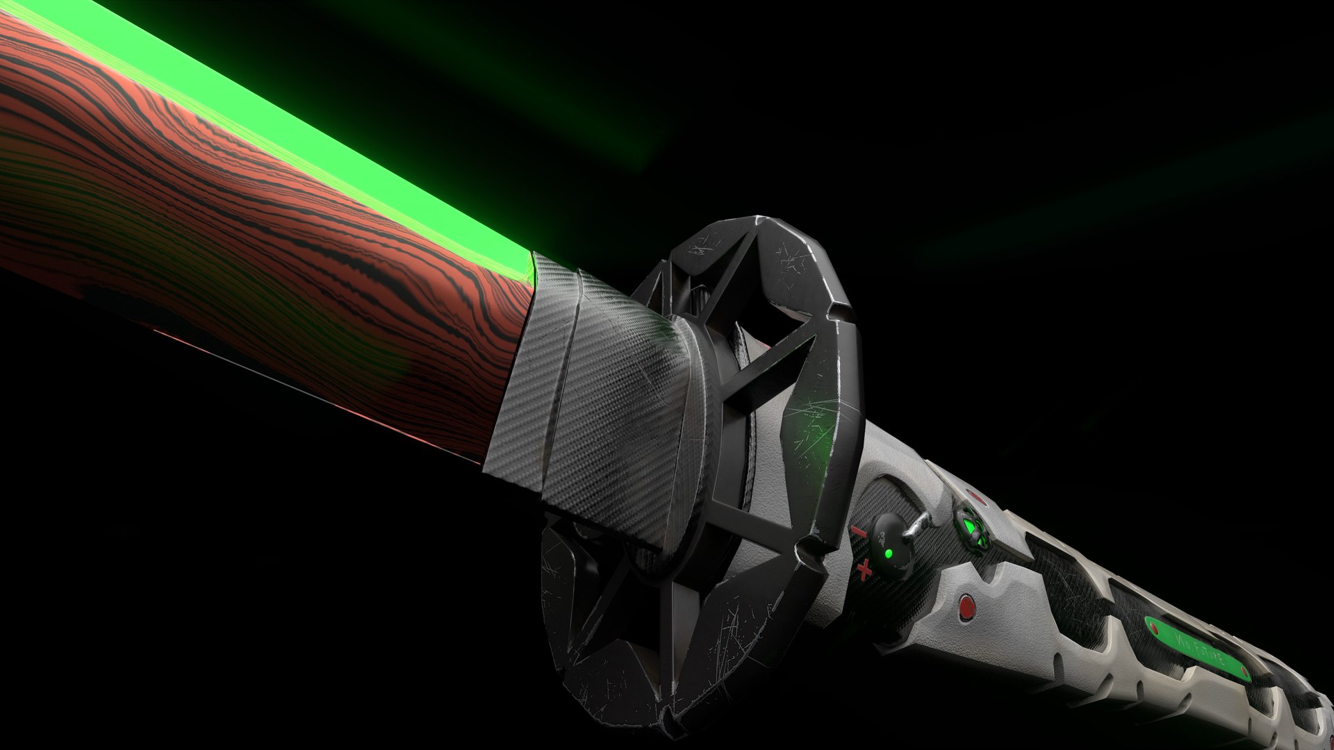 Katana Style Cyberpunk 3D Model - TurboSquid 1788898