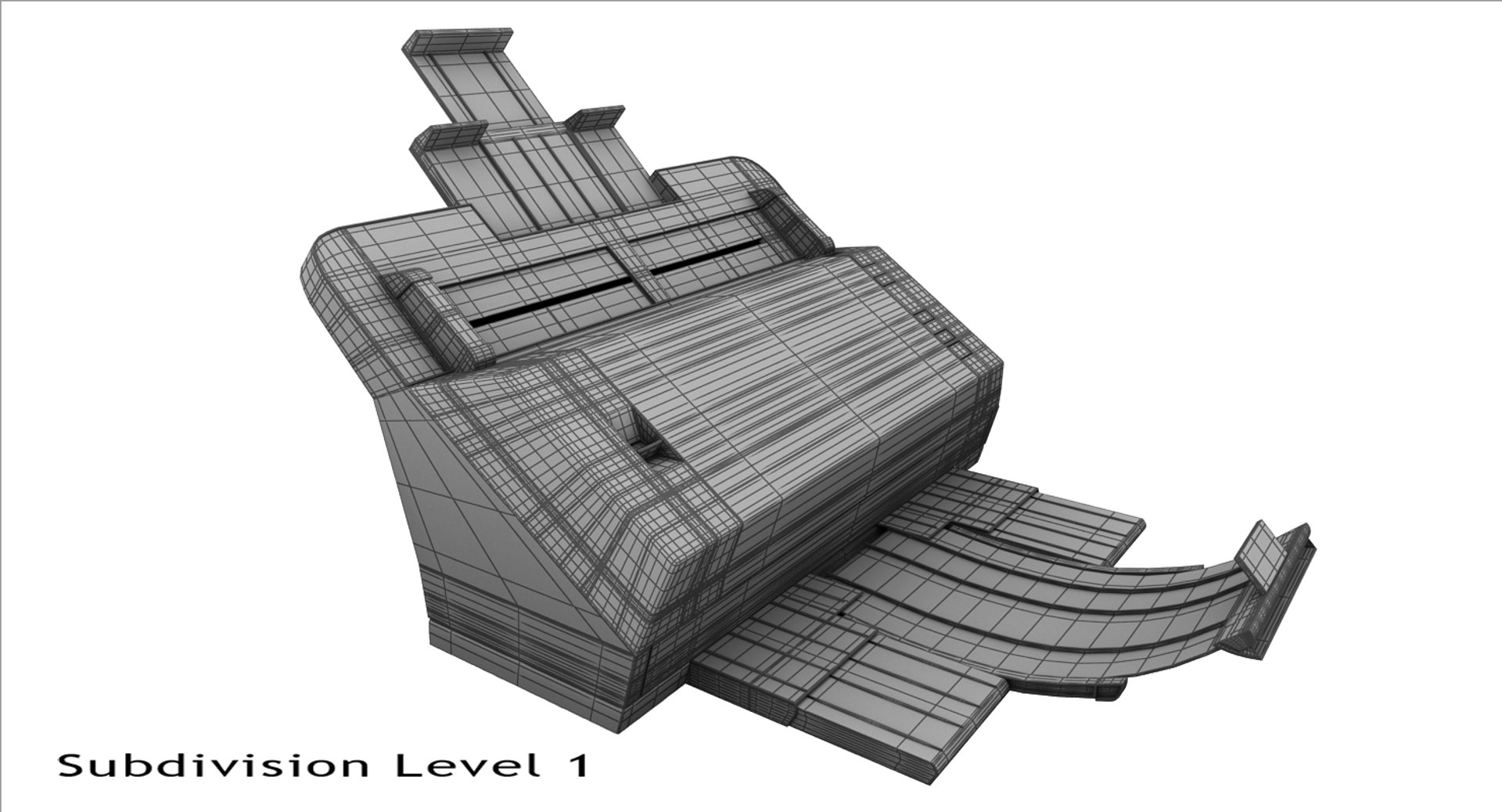 3d Model Epson Scanner Workforce Ds-860