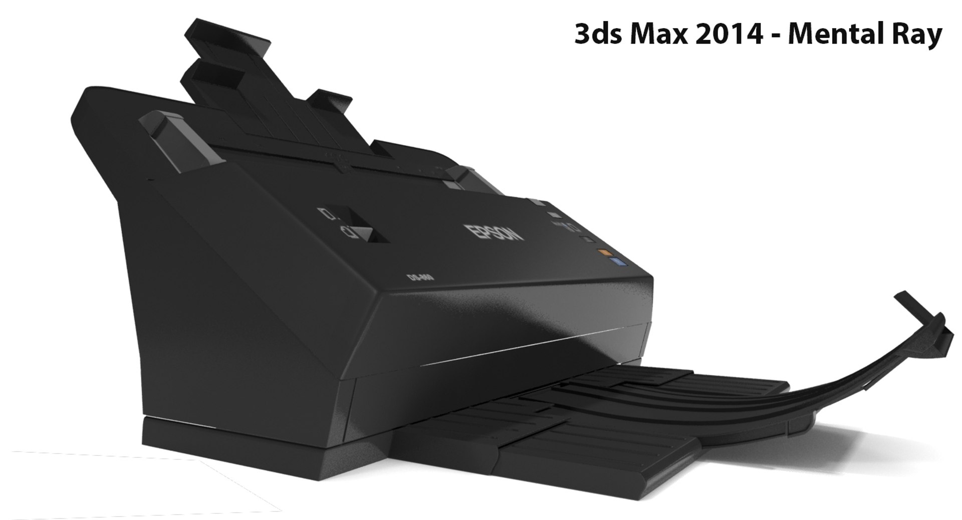 3d Model Epson Scanner Workforce Ds-860