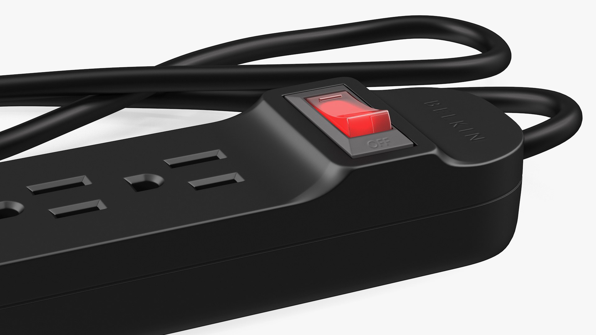 3D Power Strip 6 Sockets - TurboSquid 1456327