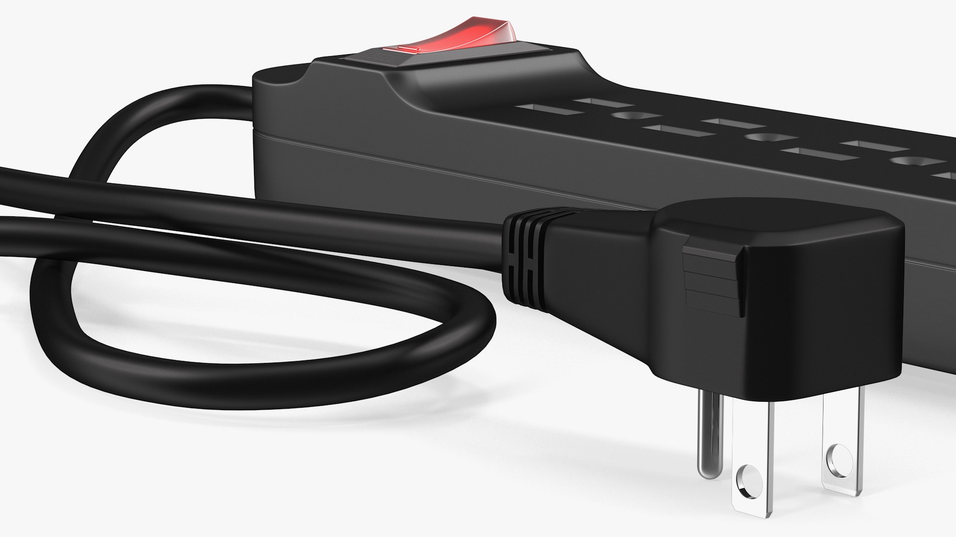 3D Power Strip 6 Sockets - TurboSquid 1456327