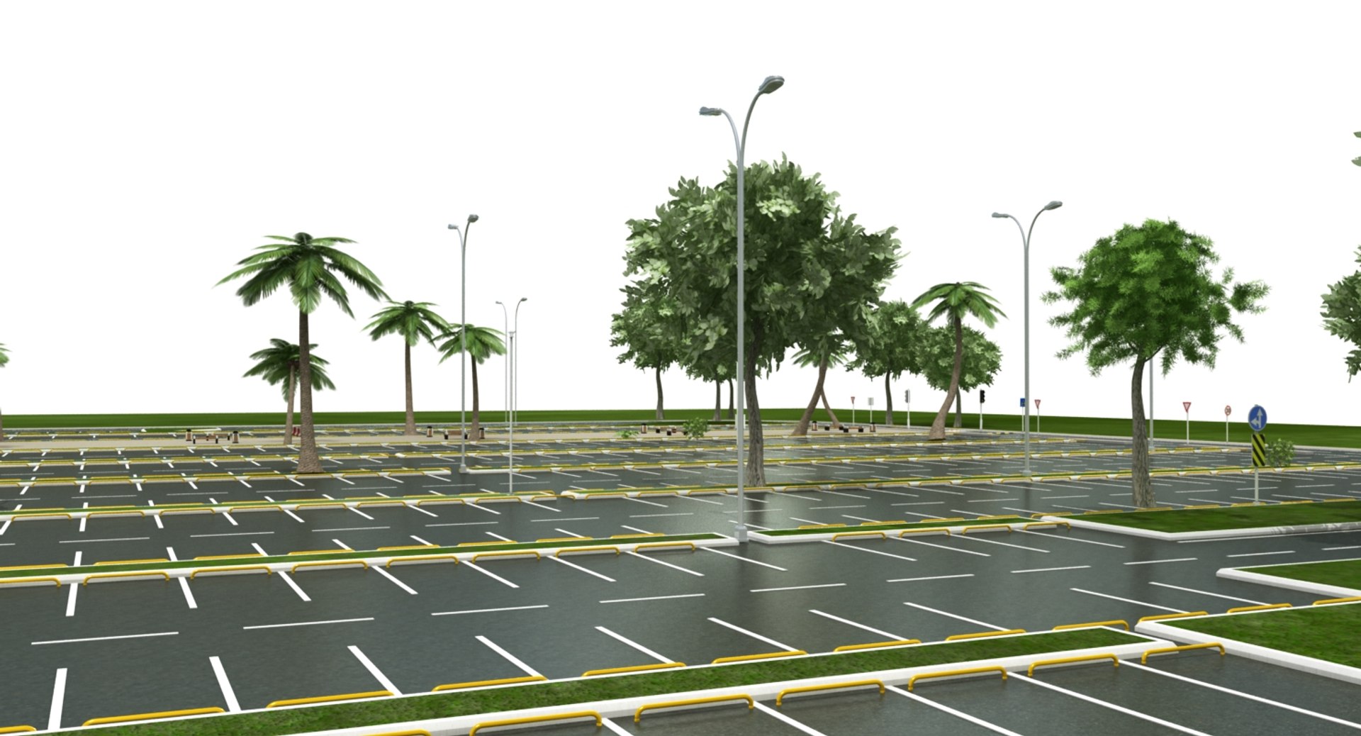 3D Model Car Park - TurboSquid 1337826