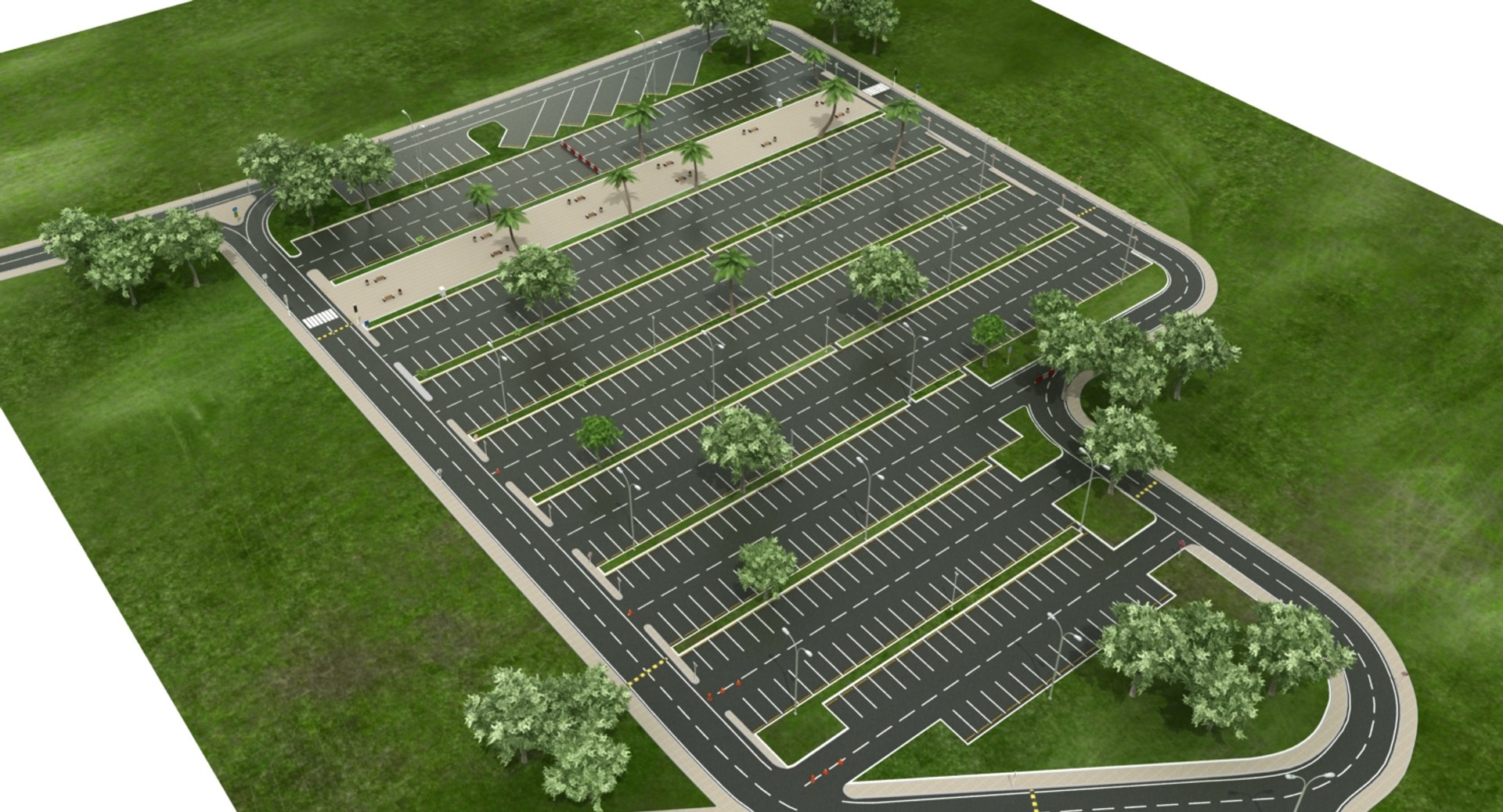 3D Model Car Park - TurboSquid 1337826