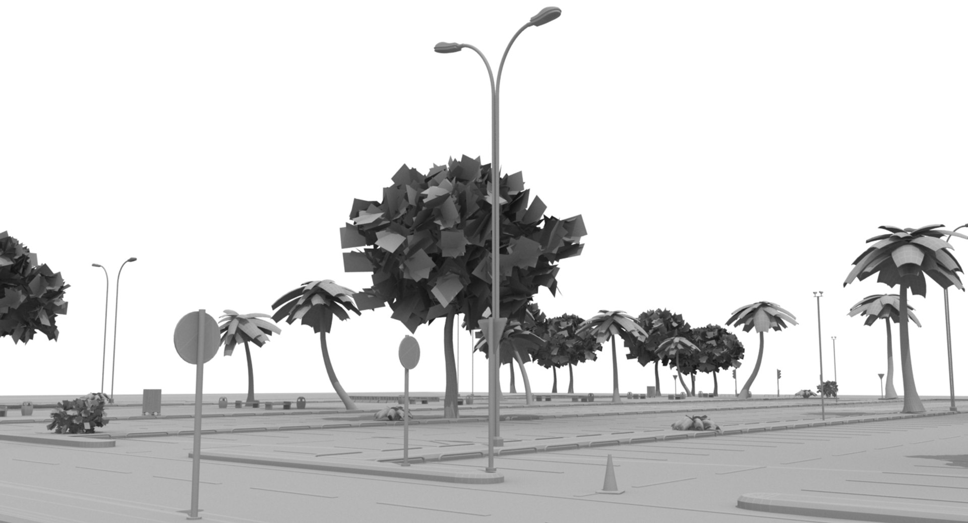 3D model car park - TurboSquid 1337826