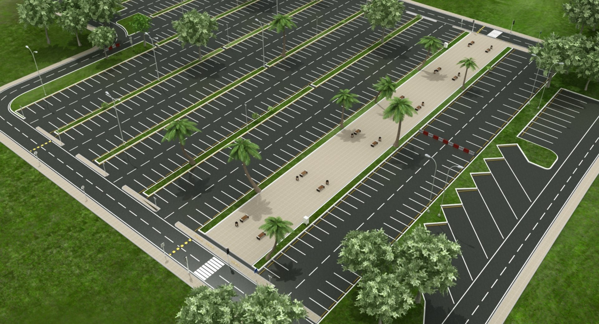 3D Model Car Park - TurboSquid 1337826