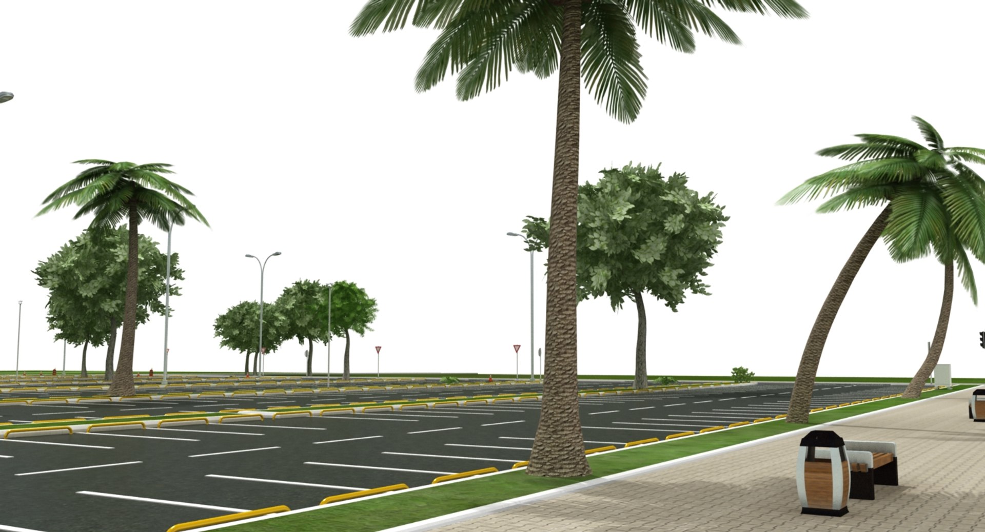 3D Model Car Park - TurboSquid 1337826