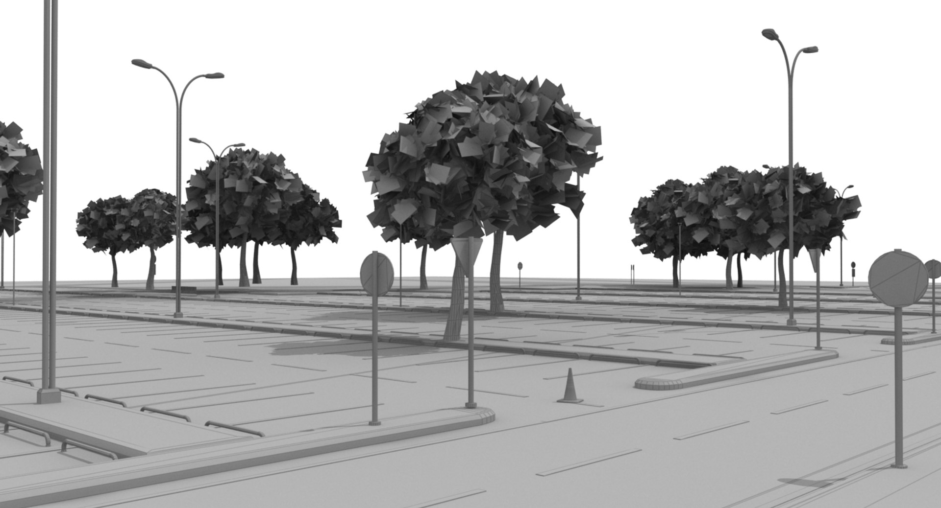 3D model car park - TurboSquid 1337826