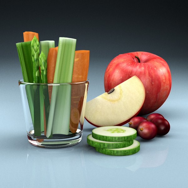 vegetables fruit 3d model