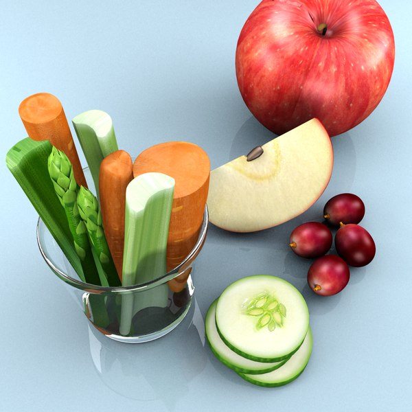 vegetables fruit 3d model