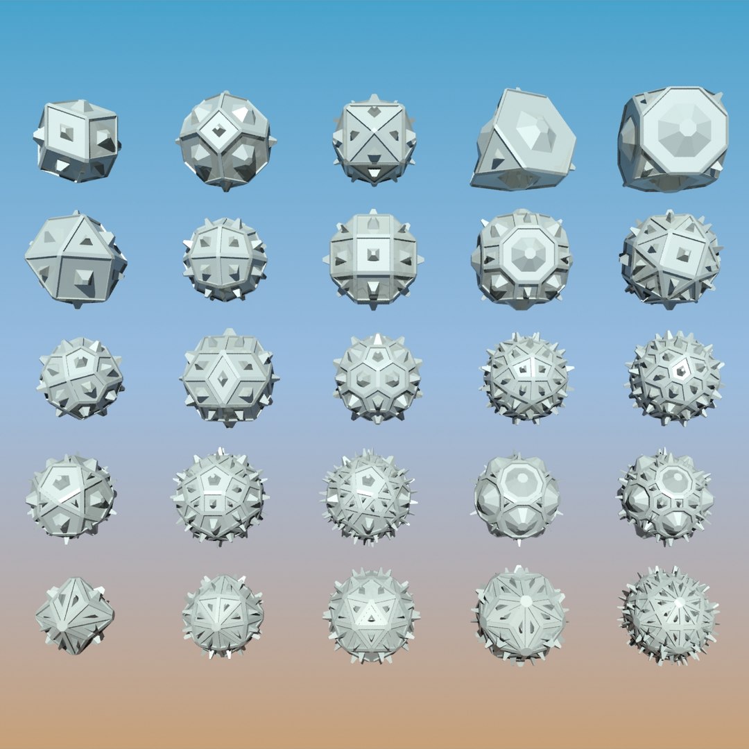 geometric shape pack 3d max