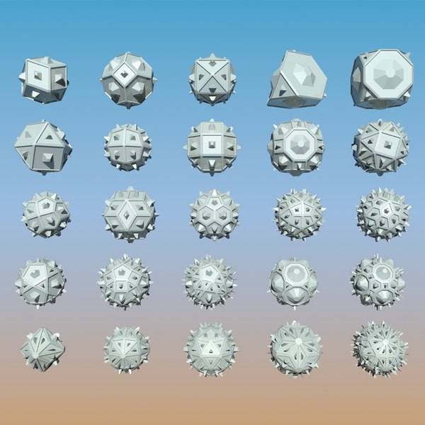 geometric shape pack 3d max