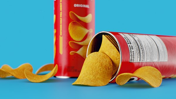 modelo 3d Pringles originales - TurboSquid 2301482