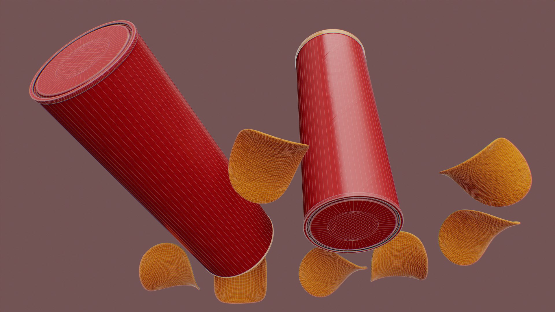 3D Pringles Original Model - TurboSquid 2301482