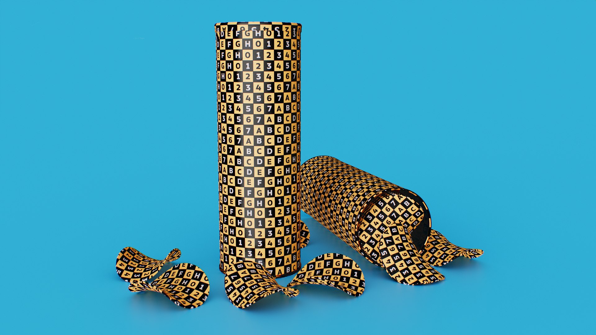 3D Pringles Original Model - TurboSquid 2301482