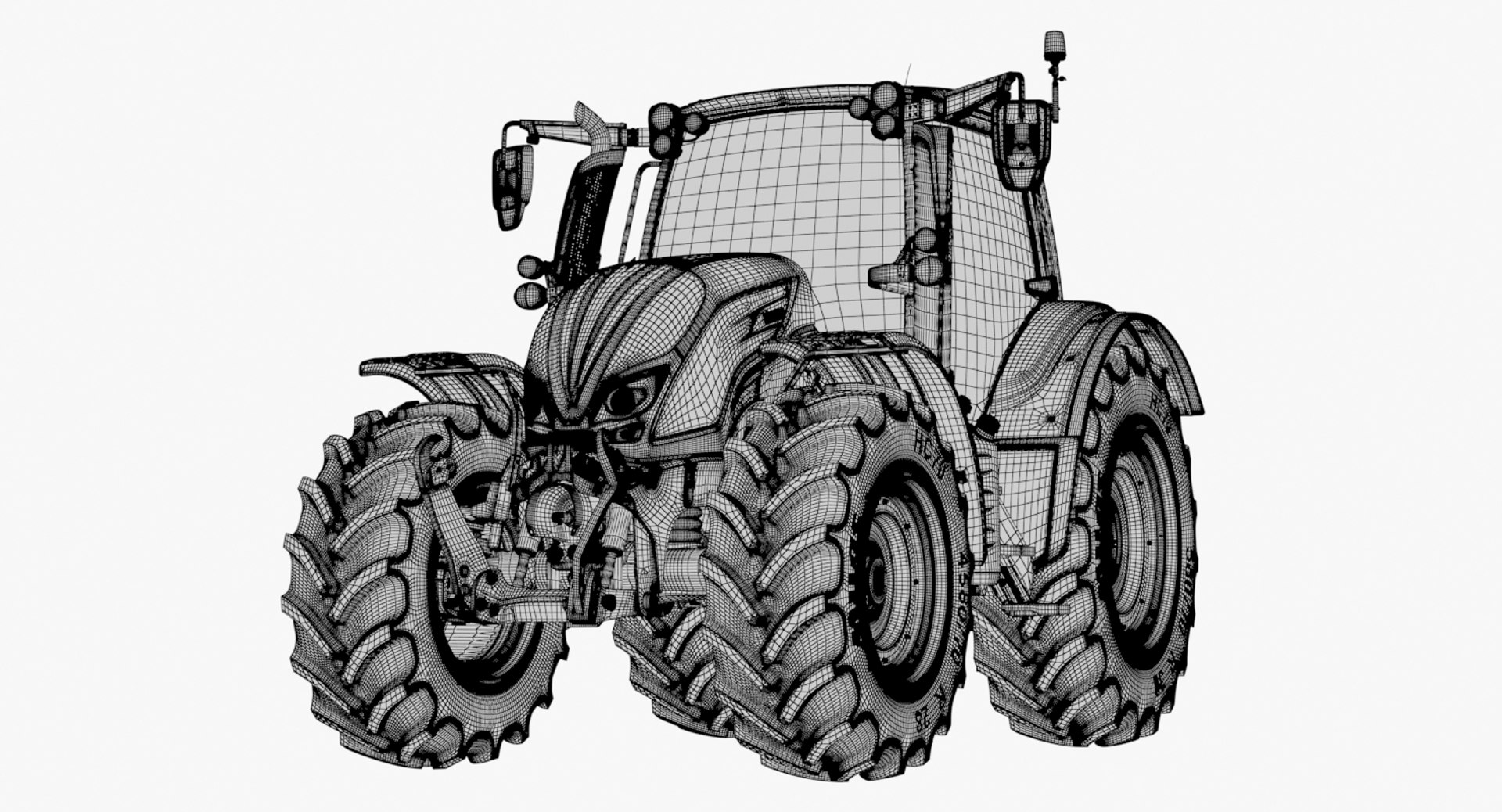 Valtra n series 2018 3D - TurboSquid 1400698