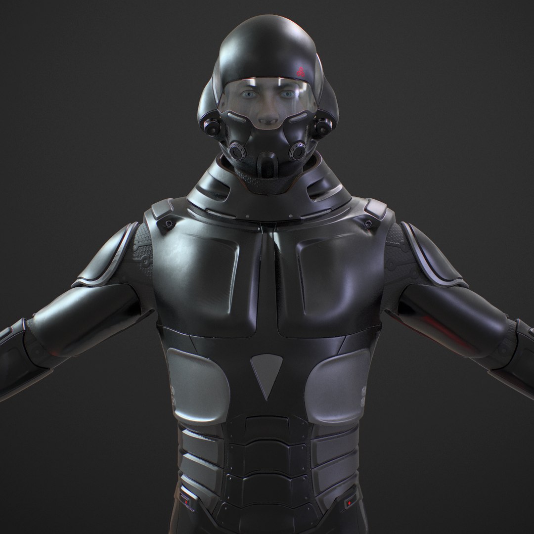 3D sci-fi soldier model - TurboSquid 1155857