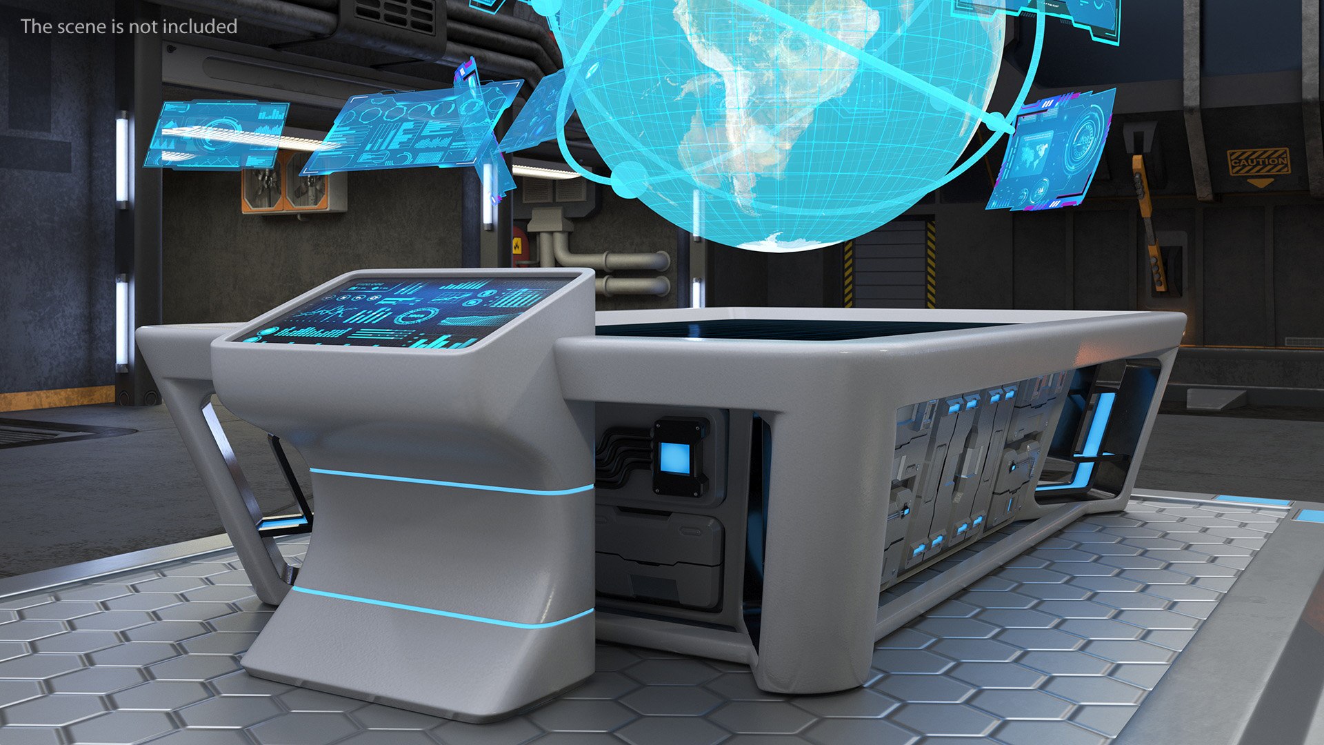 Planetary Holo Globe 3D Model - TurboSquid 2292240