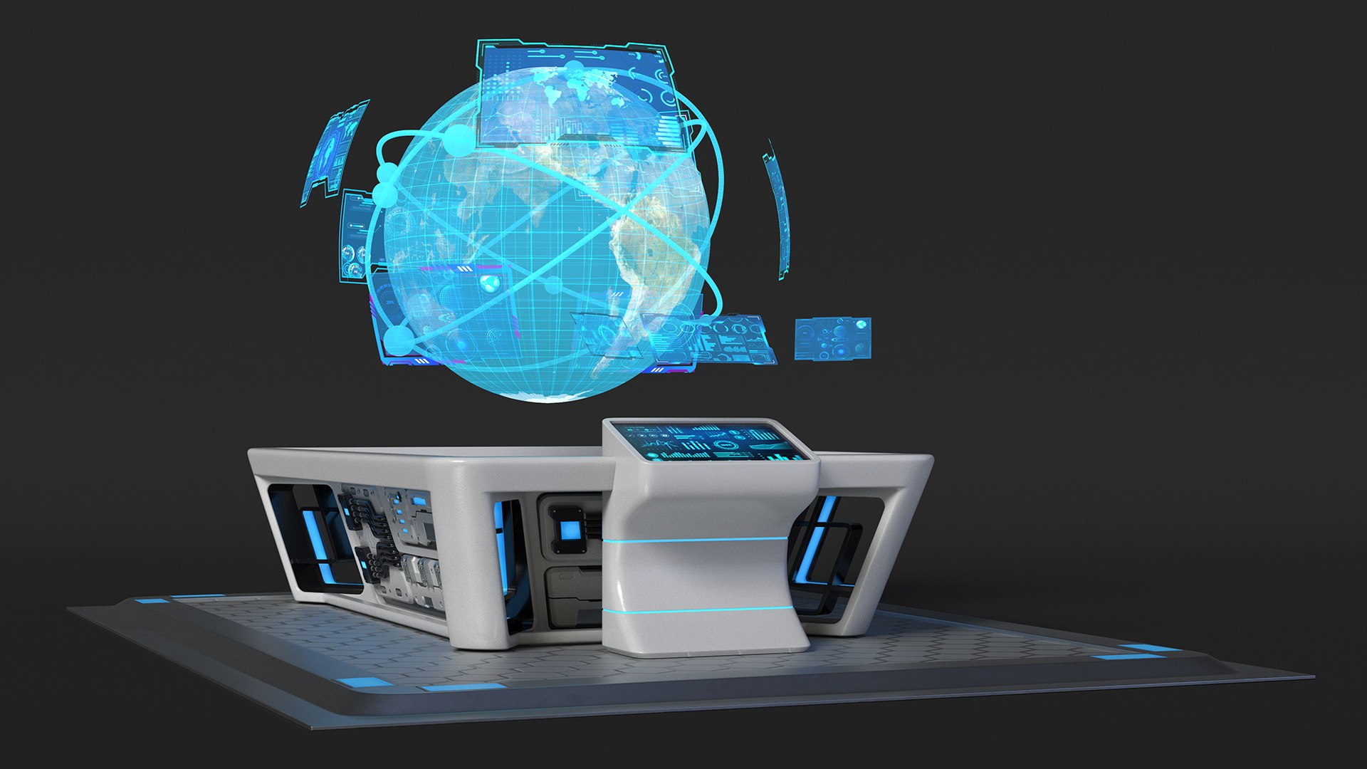 Planetary Holo Globe 3D Model - TurboSquid 2292240