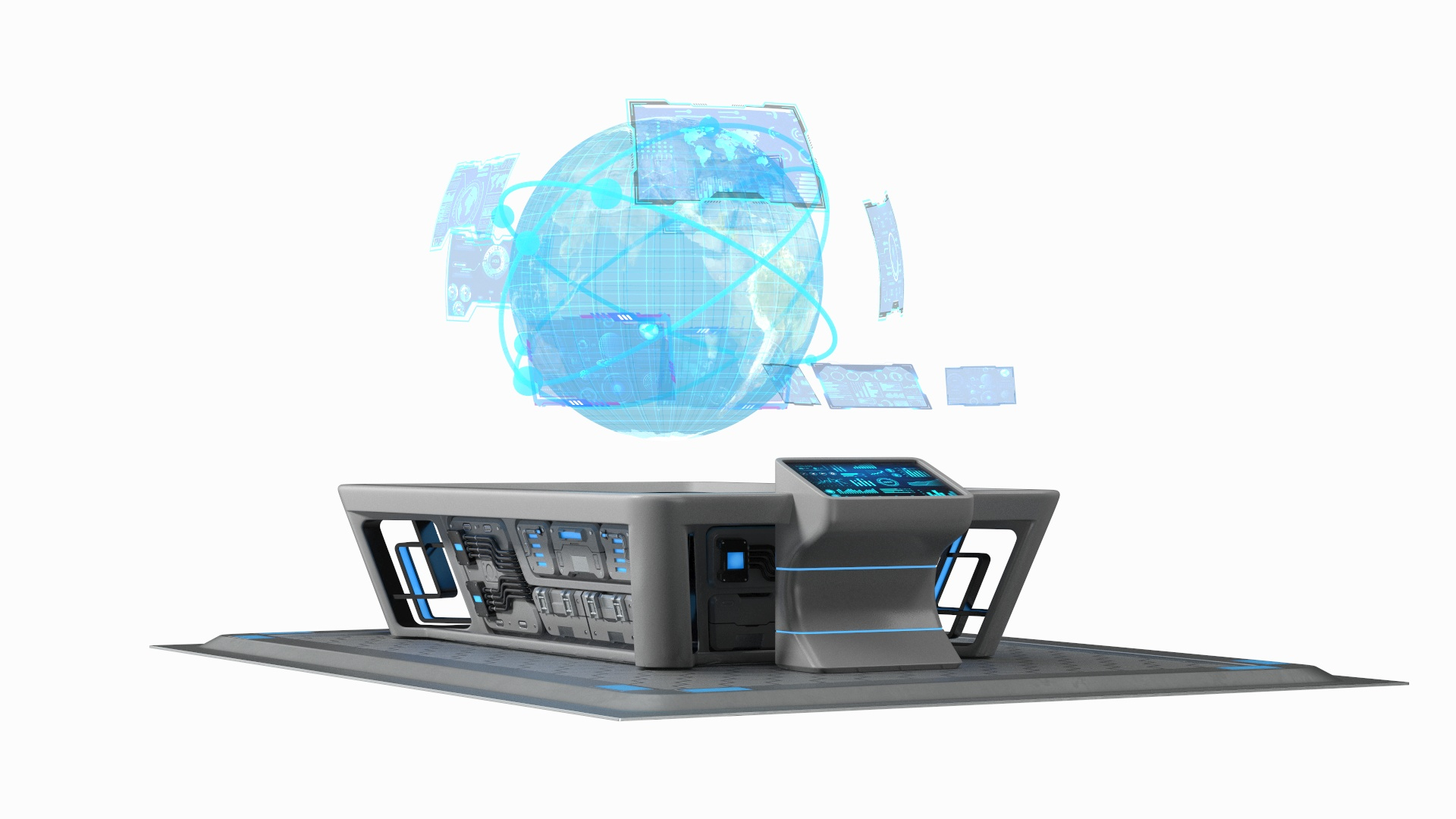 Planetary Holo Globe 3D Model - TurboSquid 2292240