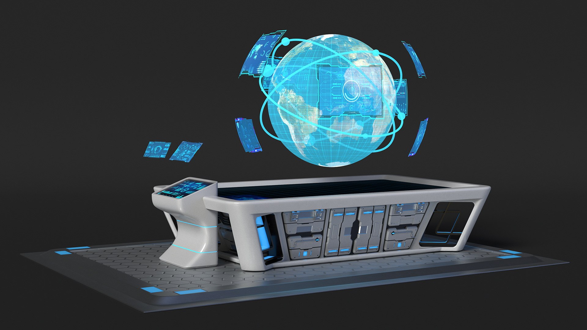 Planetary Holo Globe 3D Model - TurboSquid 2292240