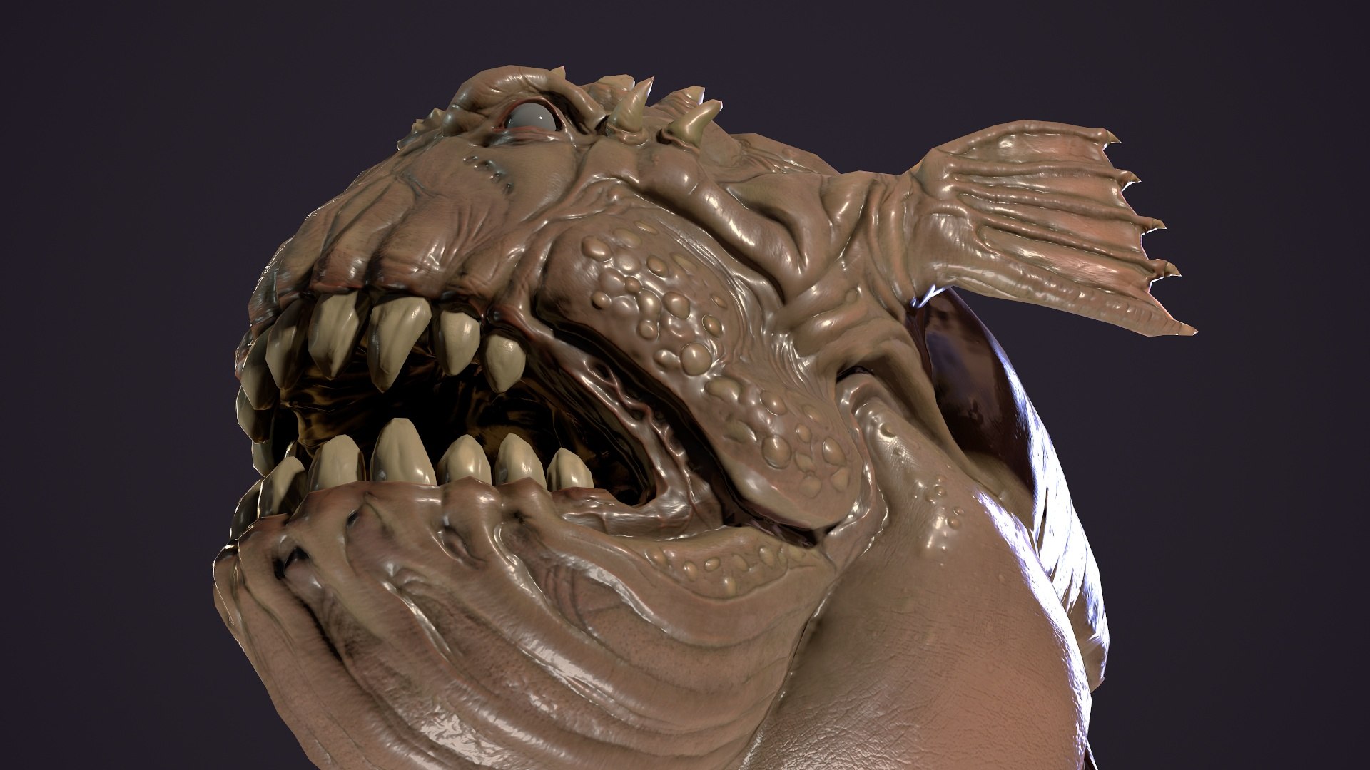 Fish Monster - Gloth Model - TurboSquid 1861959