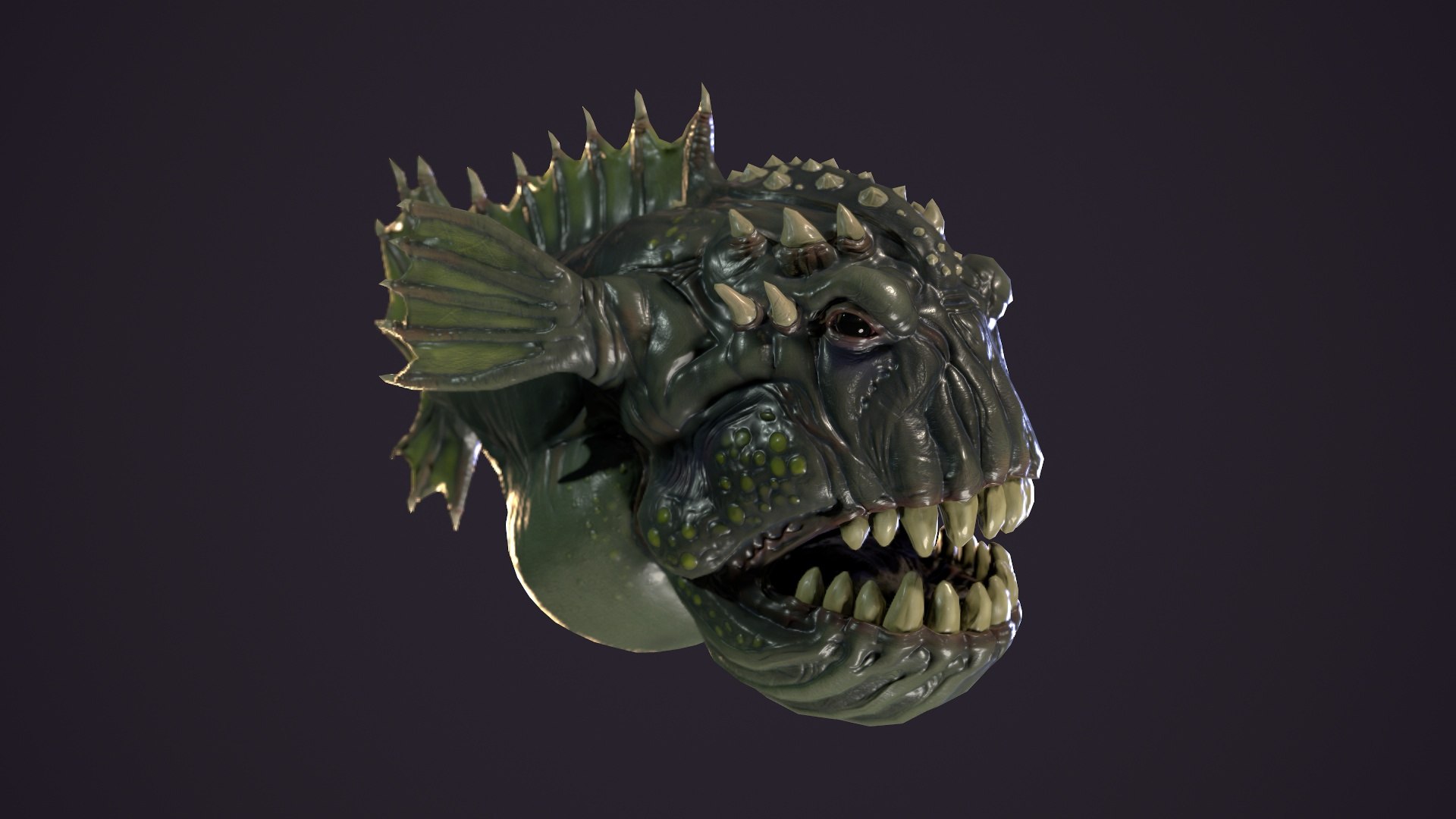 Fish Monster - Gloth Model - TurboSquid 1861959