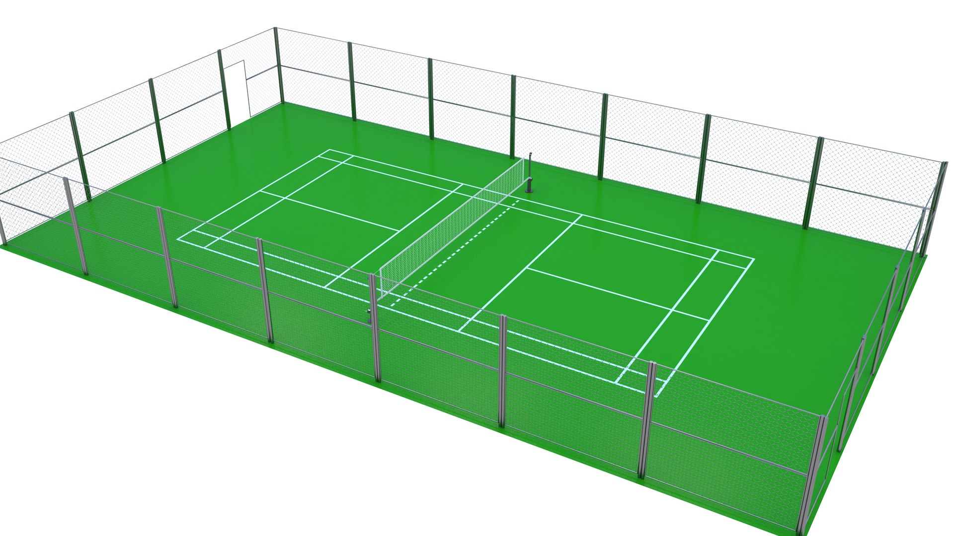Badminton Court 2 3D Model - TurboSquid 1729304