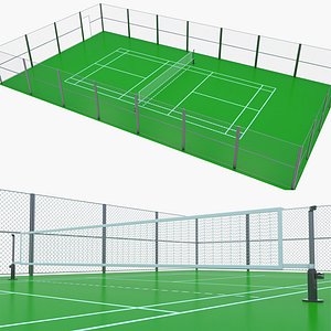 Download 3D Badminton Court 3ds Max Models - TurboSquid