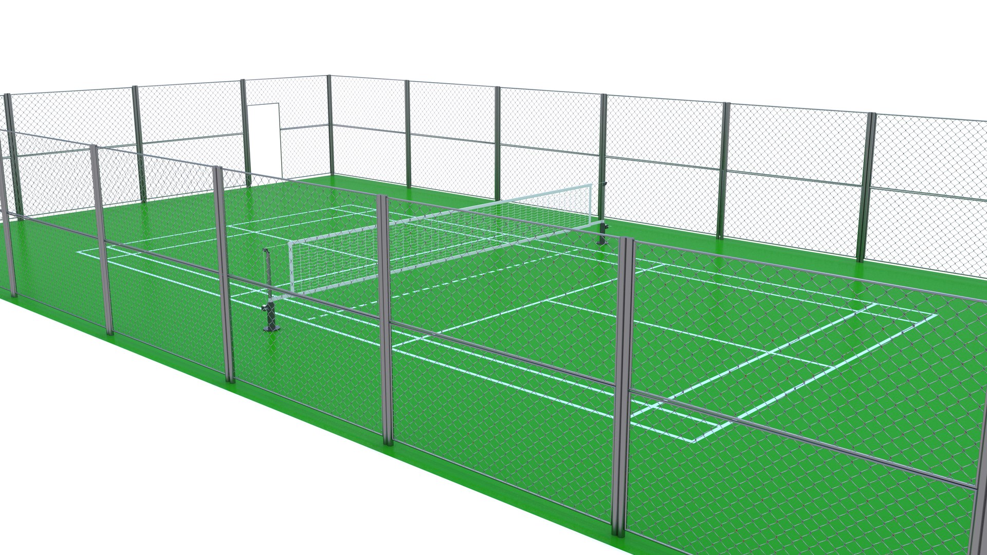 Badminton Court 2 3D Model - TurboSquid 1729304
