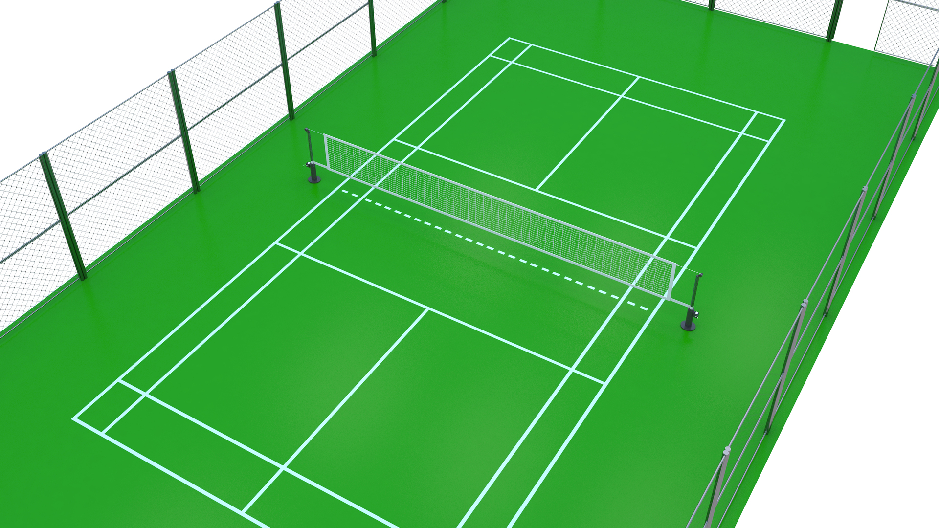 Badminton Court 2 3D model - TurboSquid 1729304