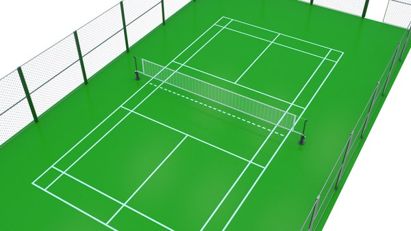 modelo 3d Cancha de bádminton 2 - TurboSquid 1729304