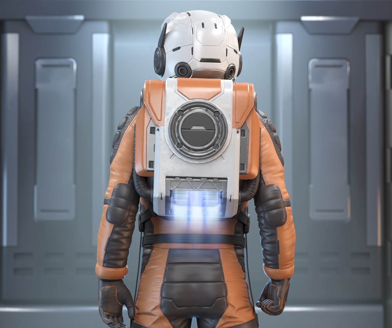 3D Sci-Fi Astronaut Game Ready Character - TurboSquid 2124965