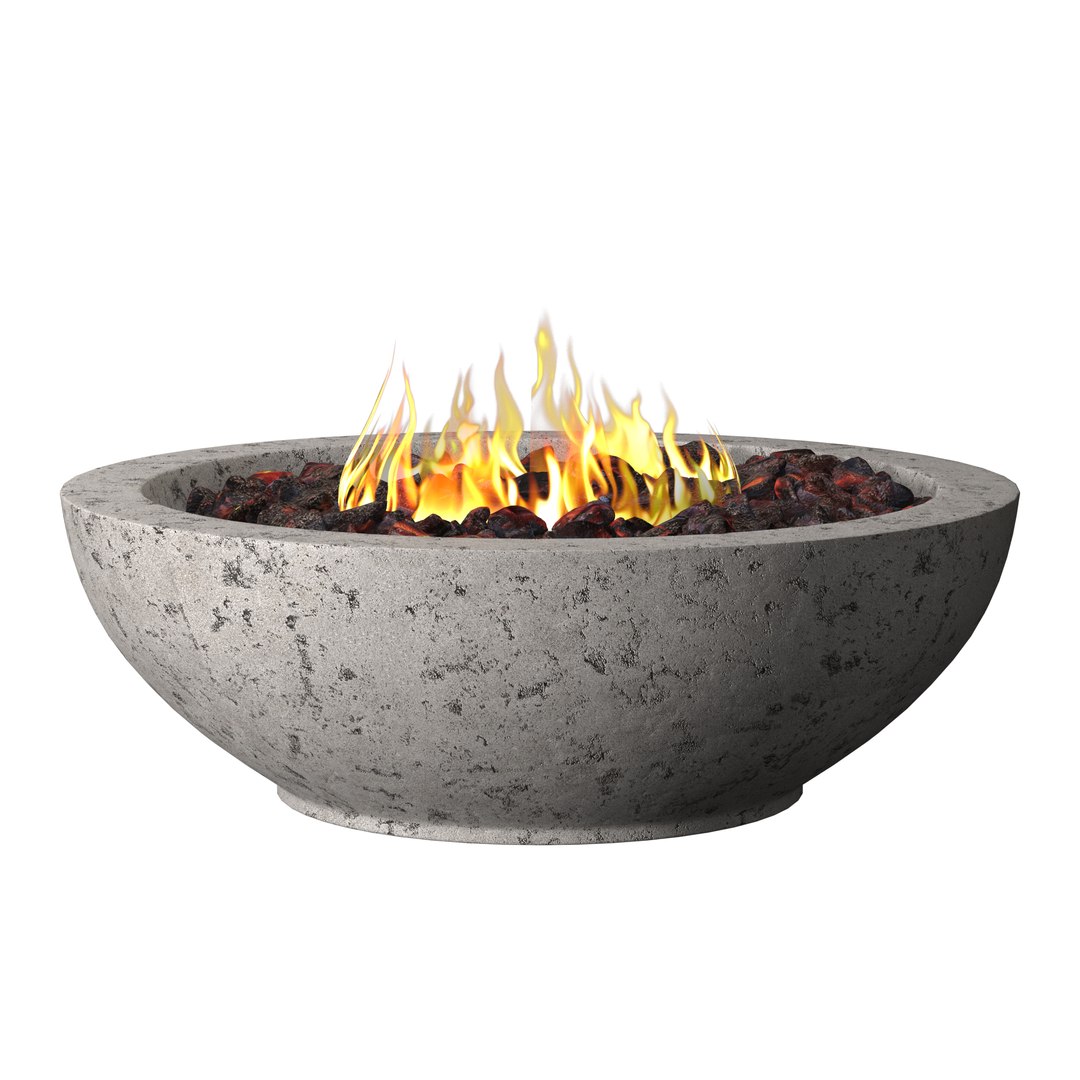3D IXTAPA ROUND FIRE TABLE Model - TurboSquid 1898126