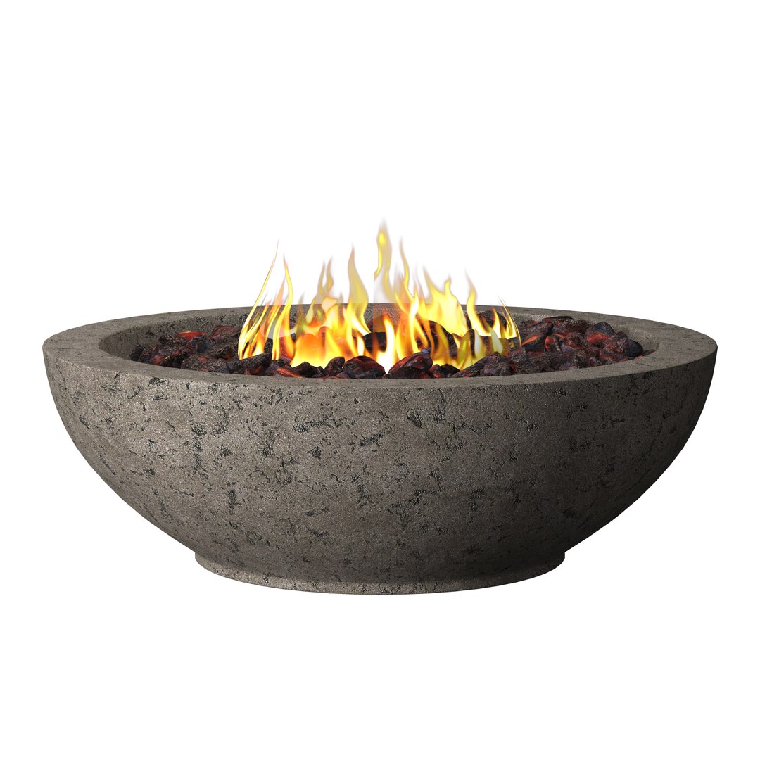 3D IXTAPA ROUND FIRE TABLE Model - TurboSquid 1898126