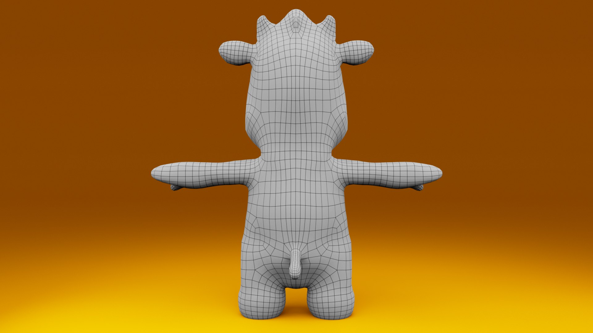 3D Model Stylized Cartoon Cow Add Farm Yard Touch To Your Projects 3D ...