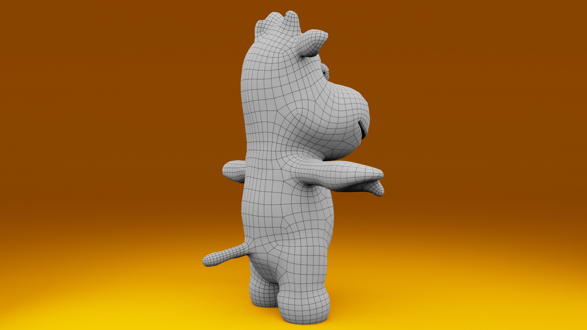 3D Model Stylized Cartoon Cow Add Farm Yard Touch To Your Projects 3D ...