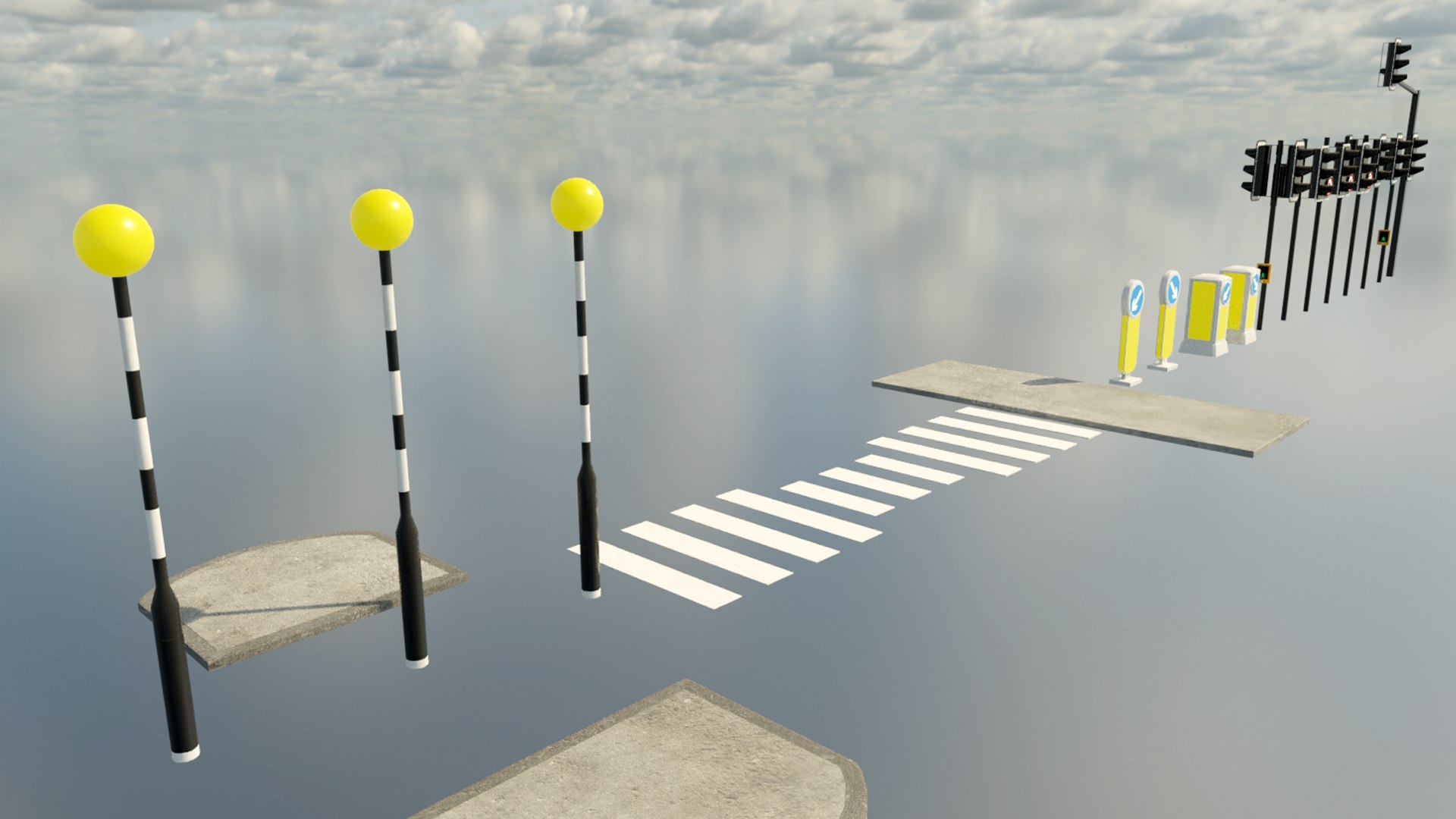 Traffic Signals 3D Model - TurboSquid 2205005