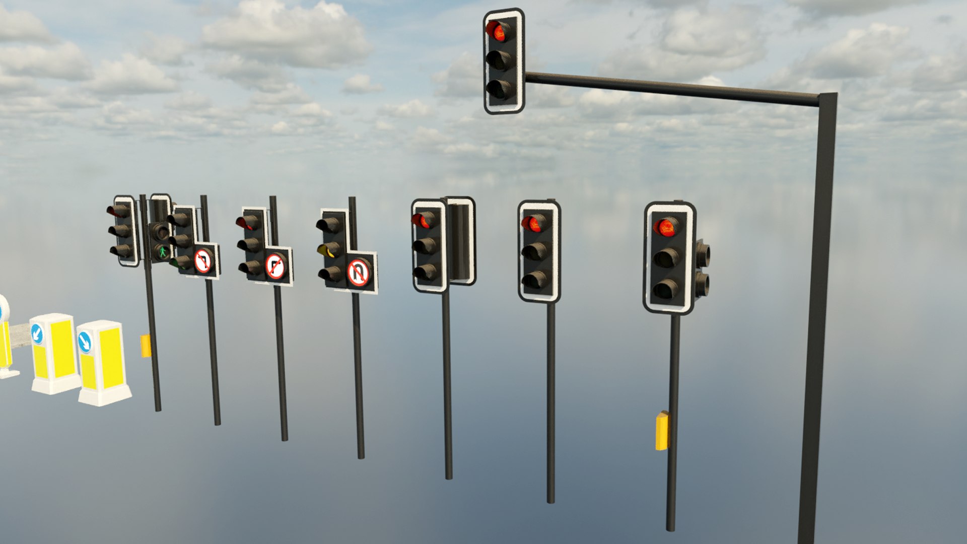 Traffic Signals 3D Model - TurboSquid 2205005