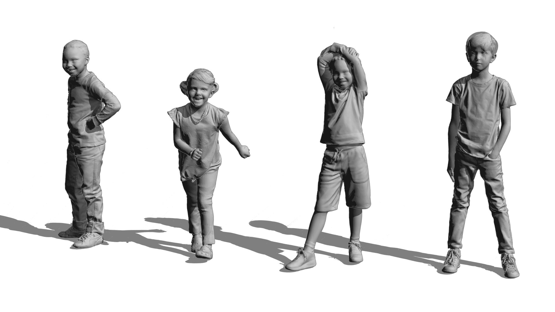 People - Family - Kids Model - TurboSquid 1833637