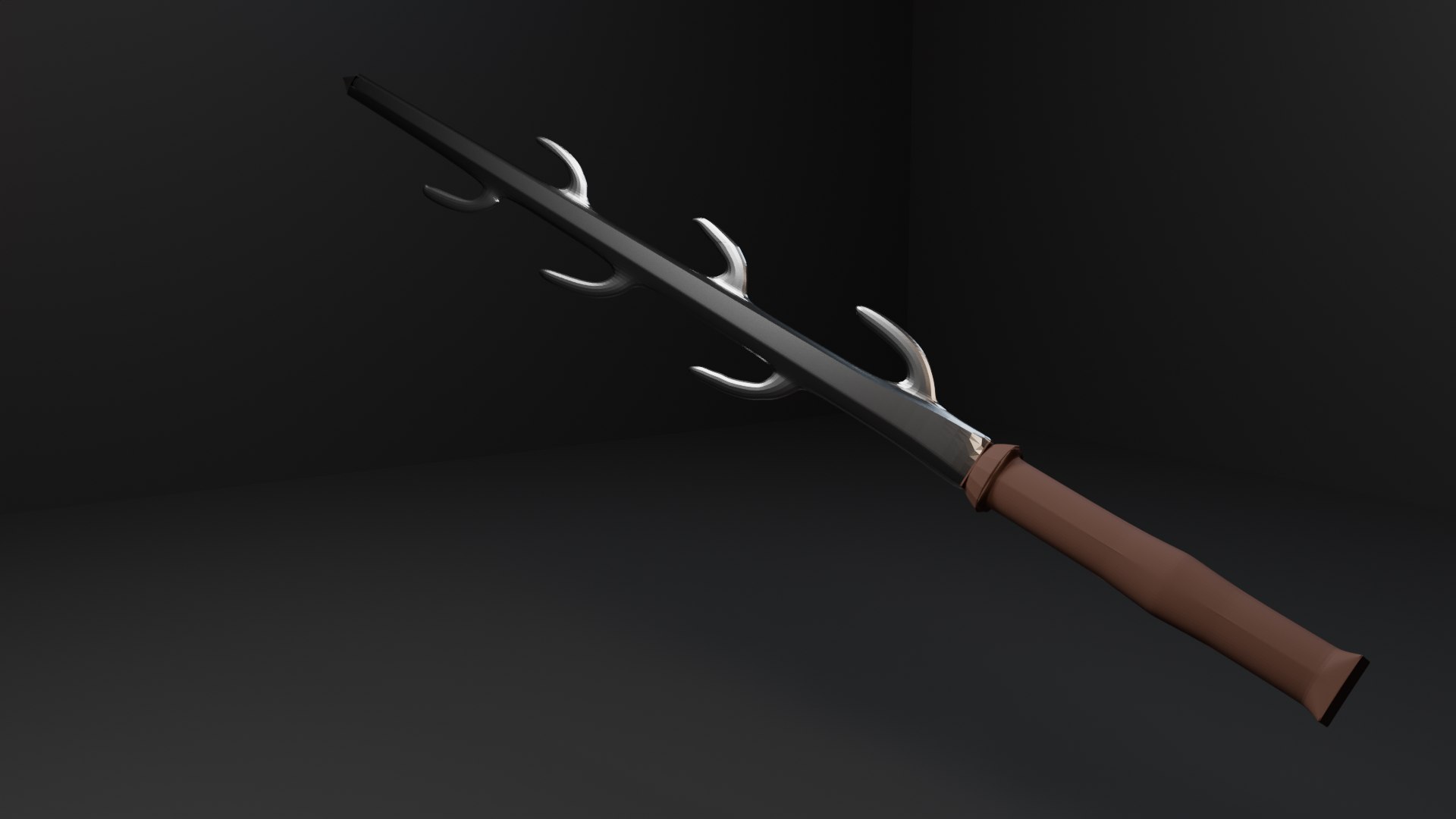 modelo 3d Espada de siete ramas Chiljido Espada tradicional coreana ...