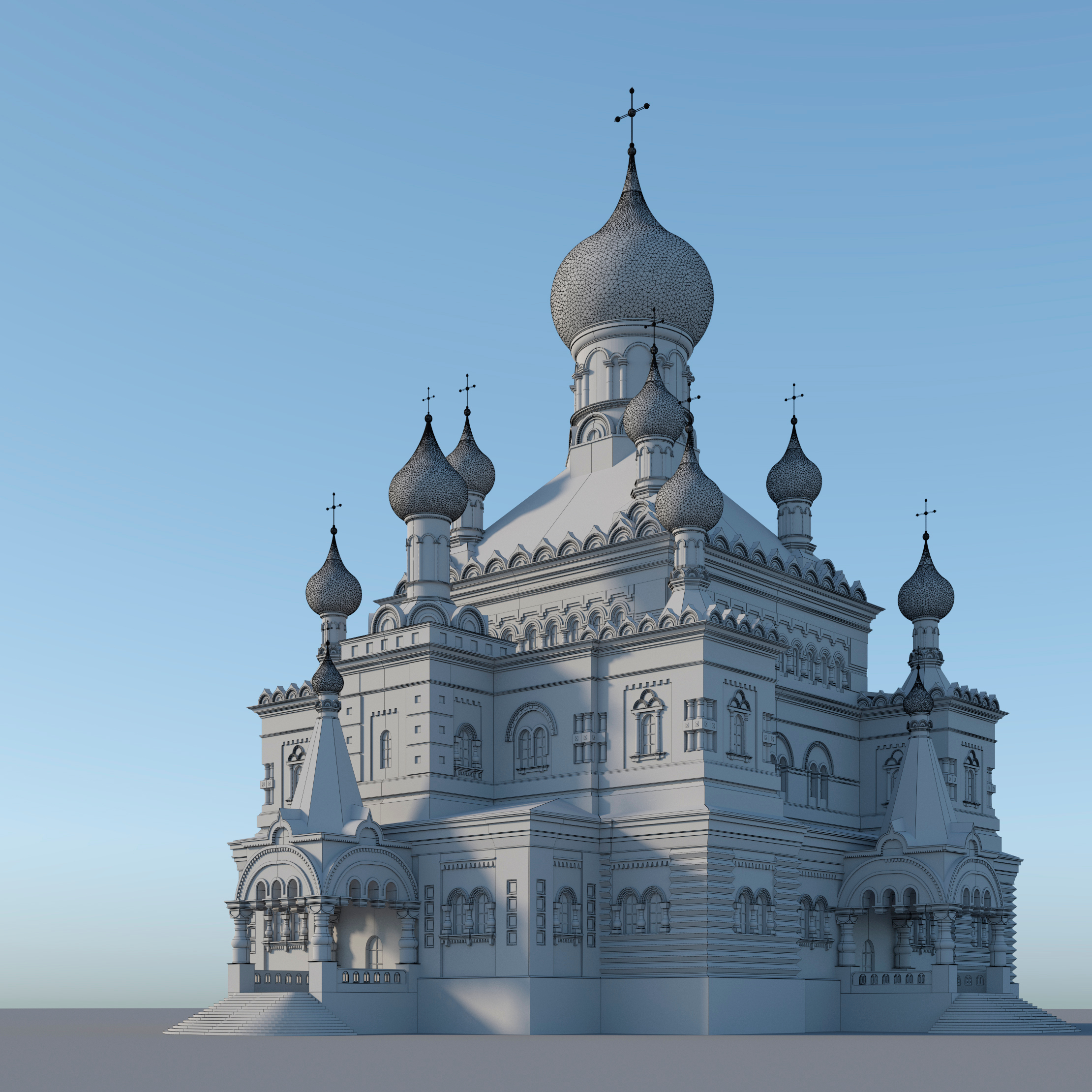 orthodox church 3d max