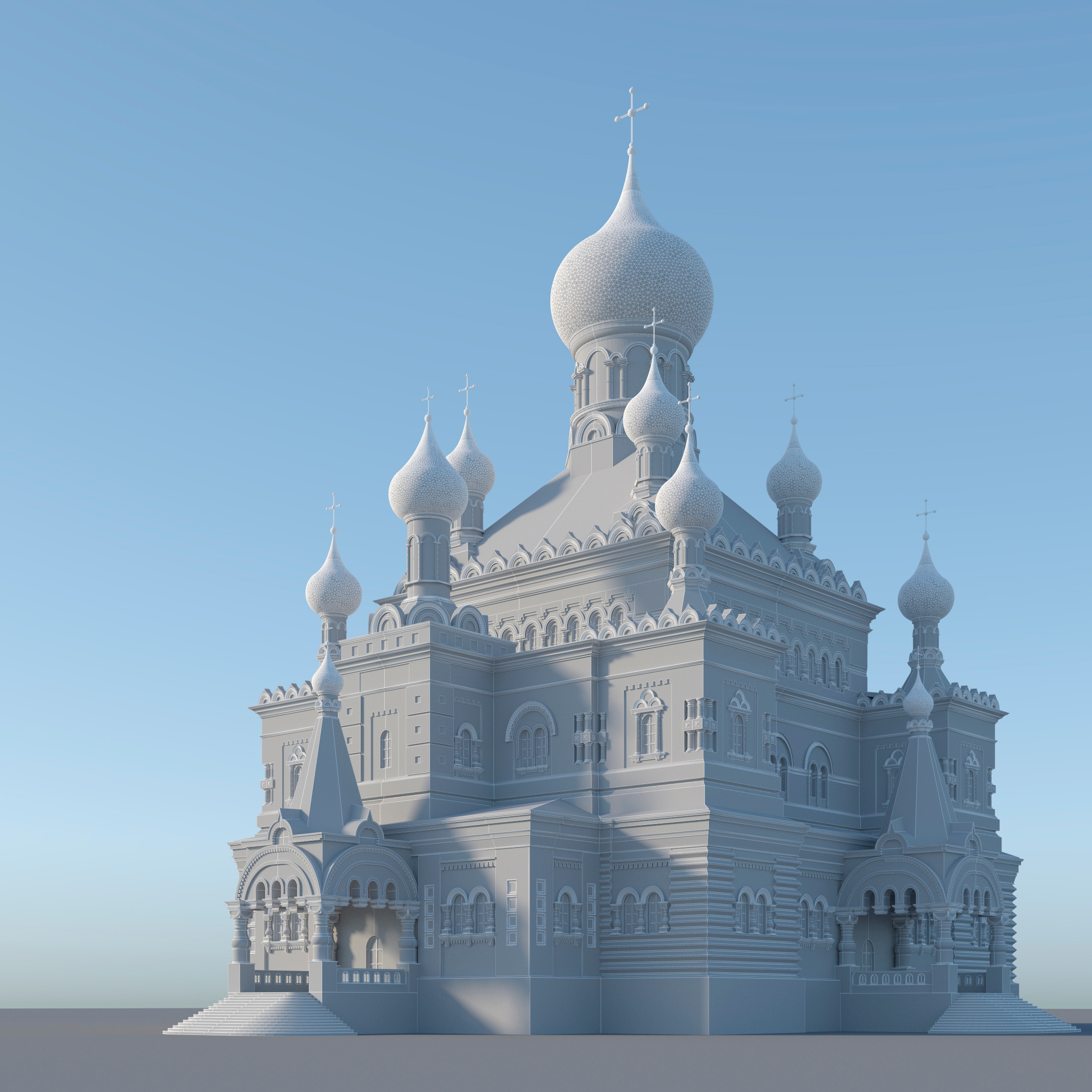 orthodox church 3d max