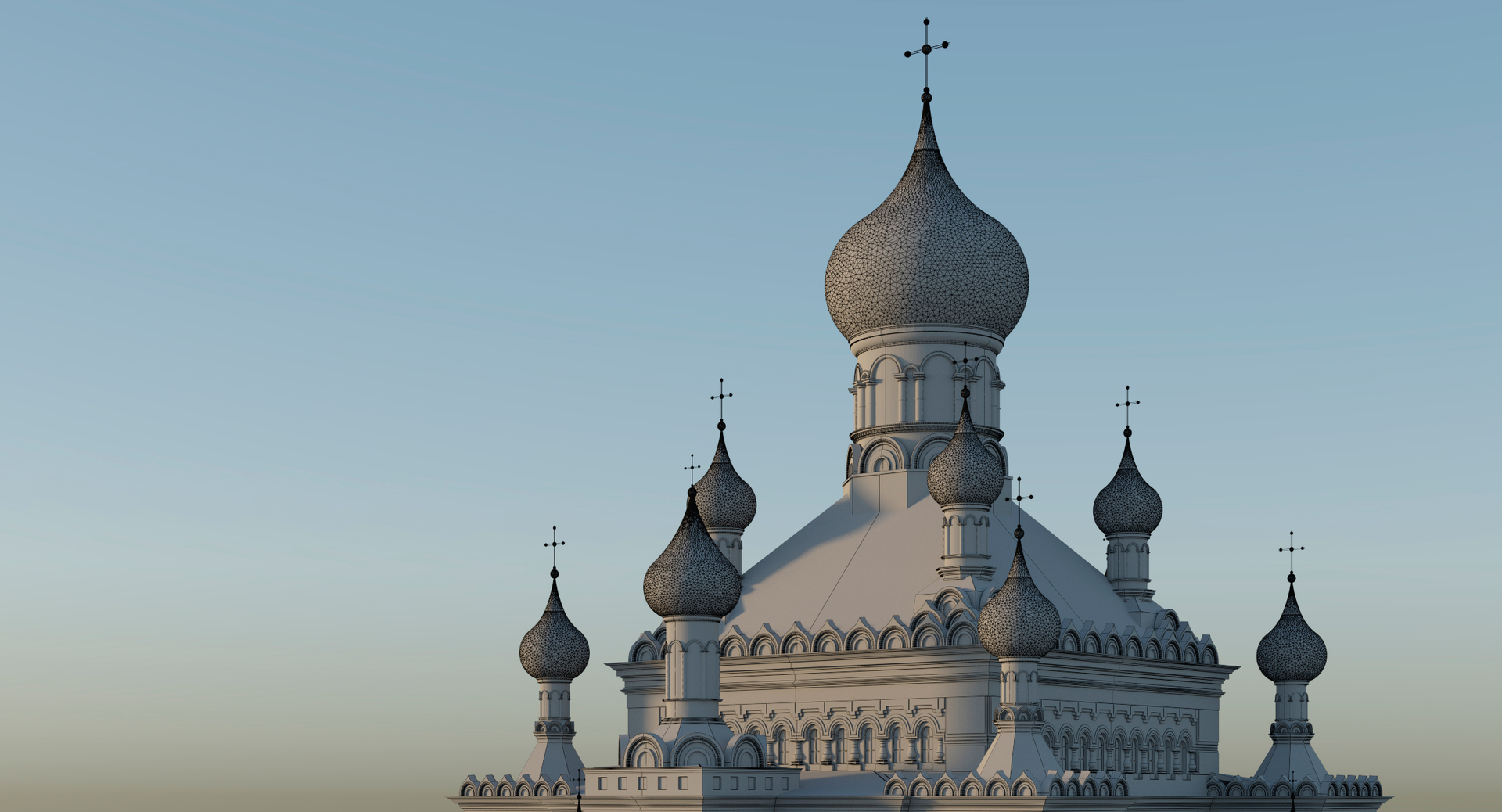 orthodox church 3d max