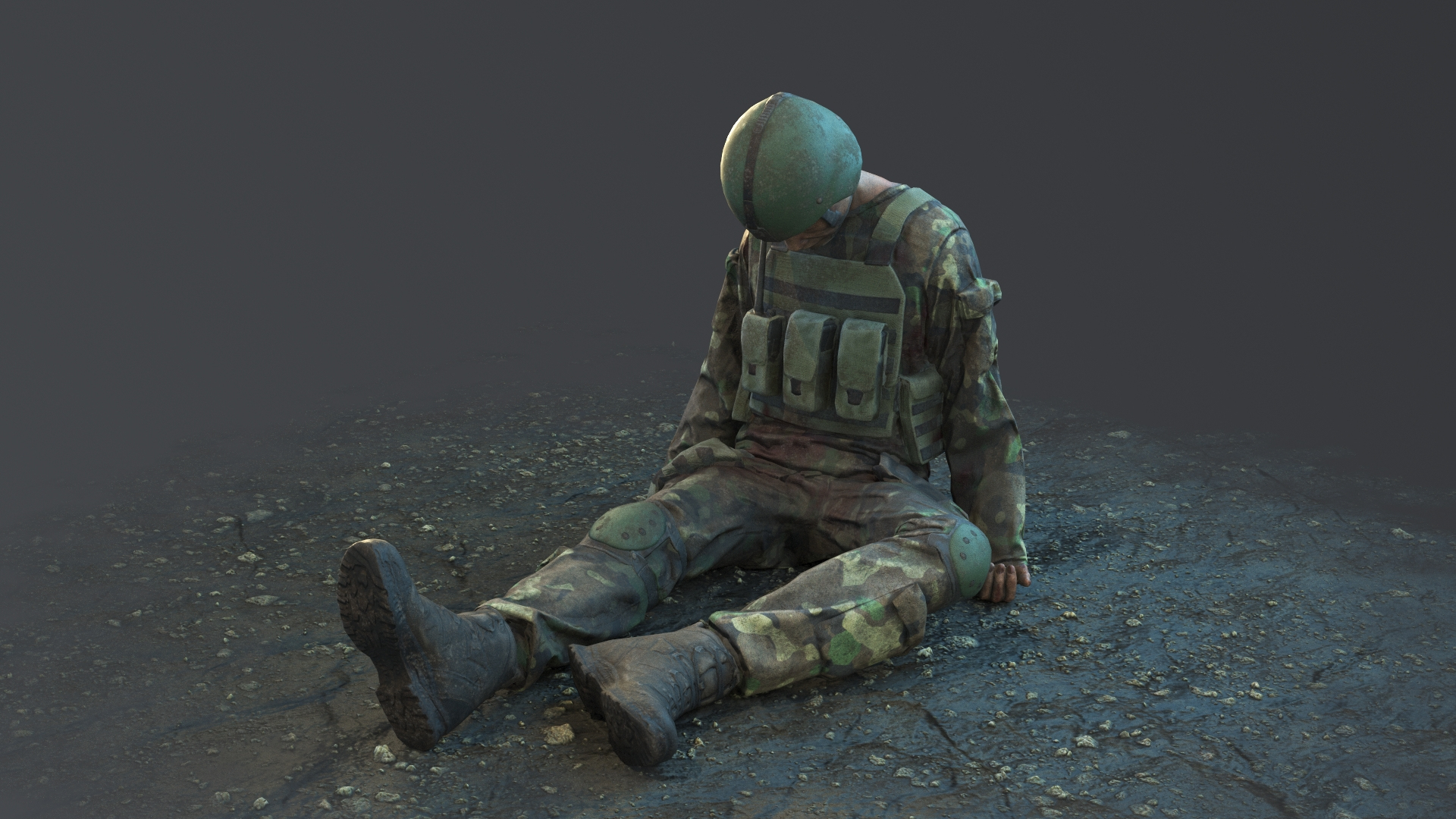 Fallen Soldier 2 Model - TurboSquid 2020121