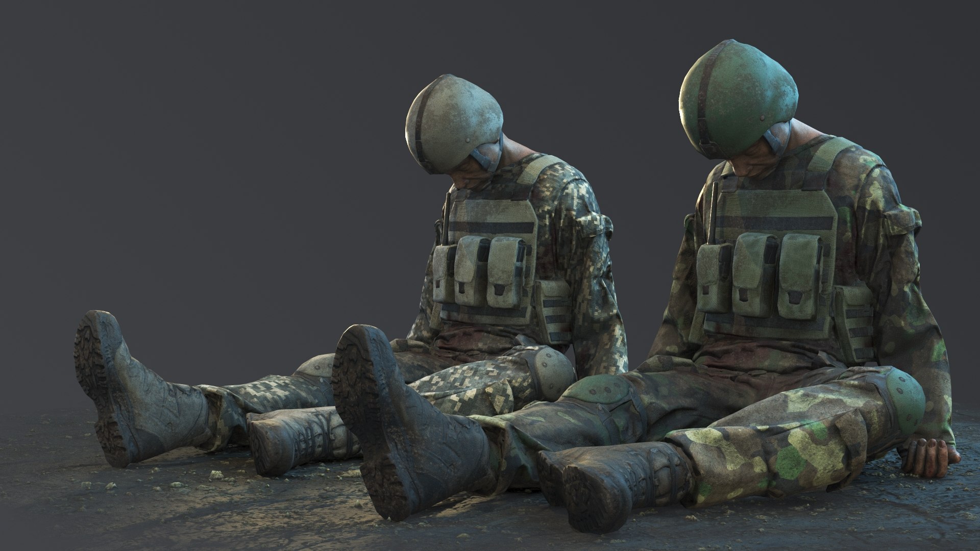 Fallen Soldier 2 Model - TurboSquid 2020121